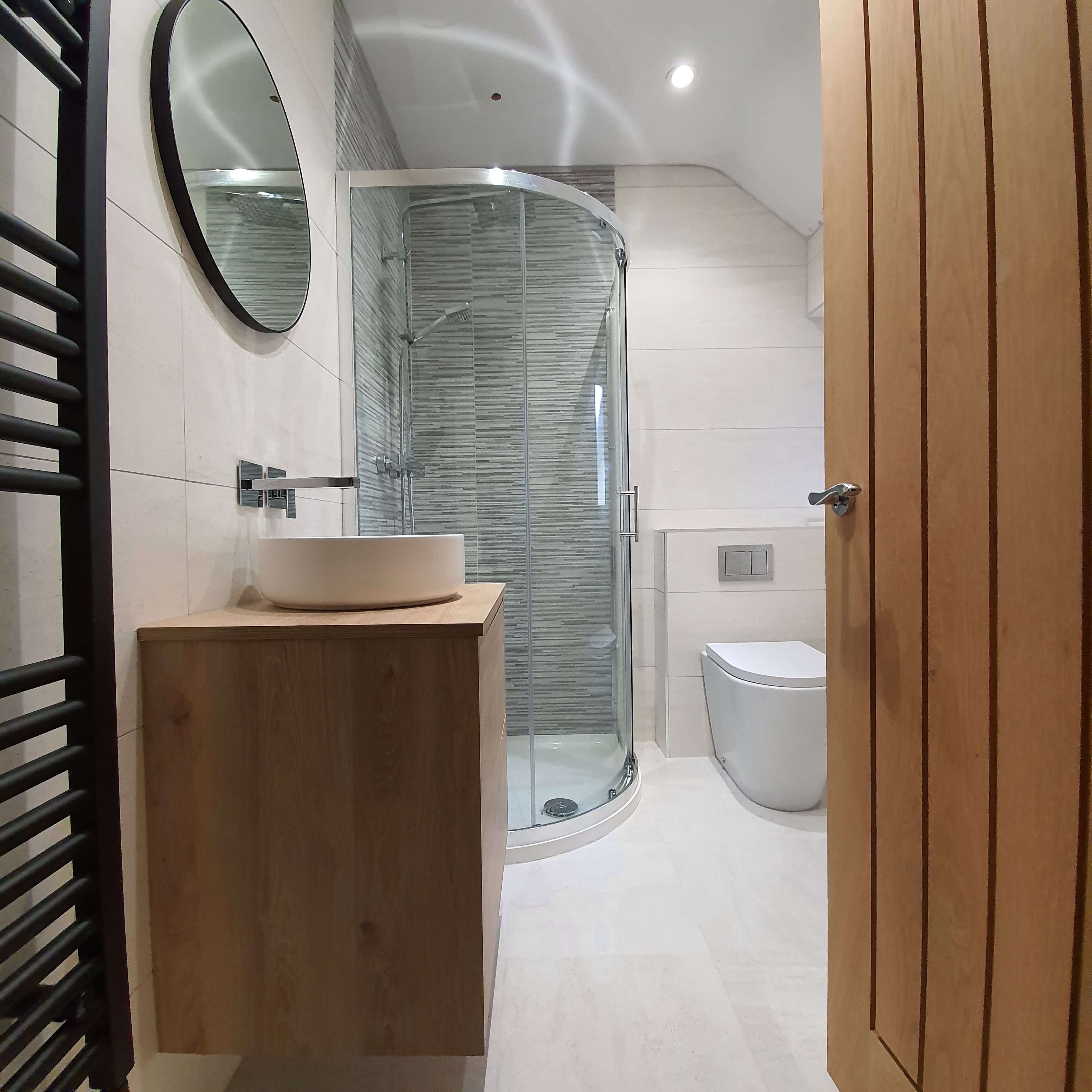 Family Shower Room Transformation In Harpenden - Ahmco